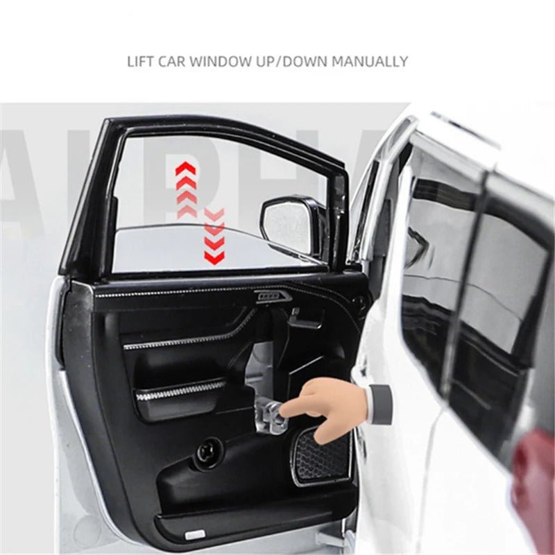 1:18 Toyota Alphard Alloy Diecast MPV Model w/ Sound & Lights – FunCarScale